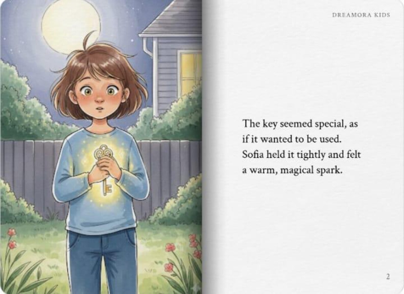 Magical Garden Key Storybook: Kids Bedtime Story (PDF Download) - Etsy