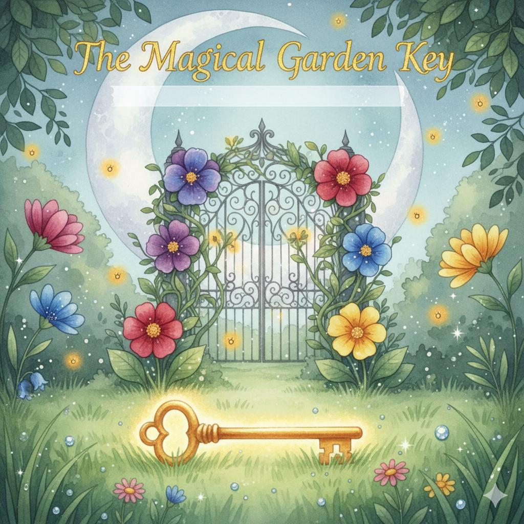 Magical Garden Key Storybook: Kids Bedtime Story (PDF Download) - Etsy