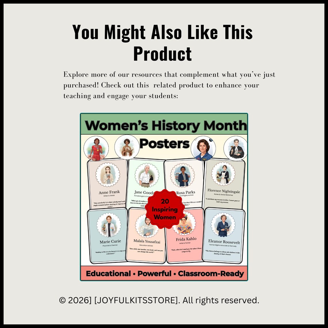 Womens History Month Posters | Bulletin Board Set | 20 Inspiring Women ...