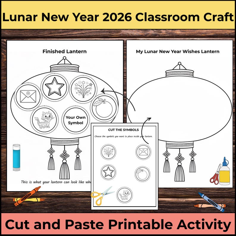 Lunar New Year 2026 Classroom Activity | Chinese New Year Lantern Craft ...