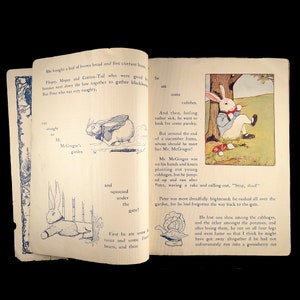 The Tale of Peter Rabbit Vintage Booklet Softcover Linentex No 1121 ...