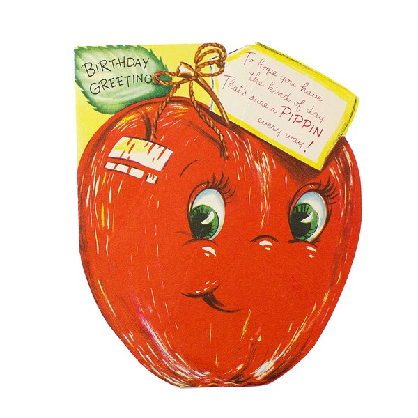 Vintage Apple Birthday - Etsy