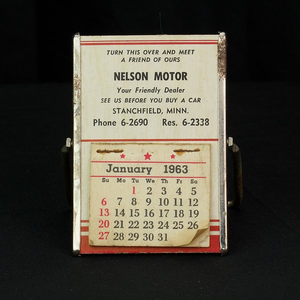 1963 Calendar - Etsy