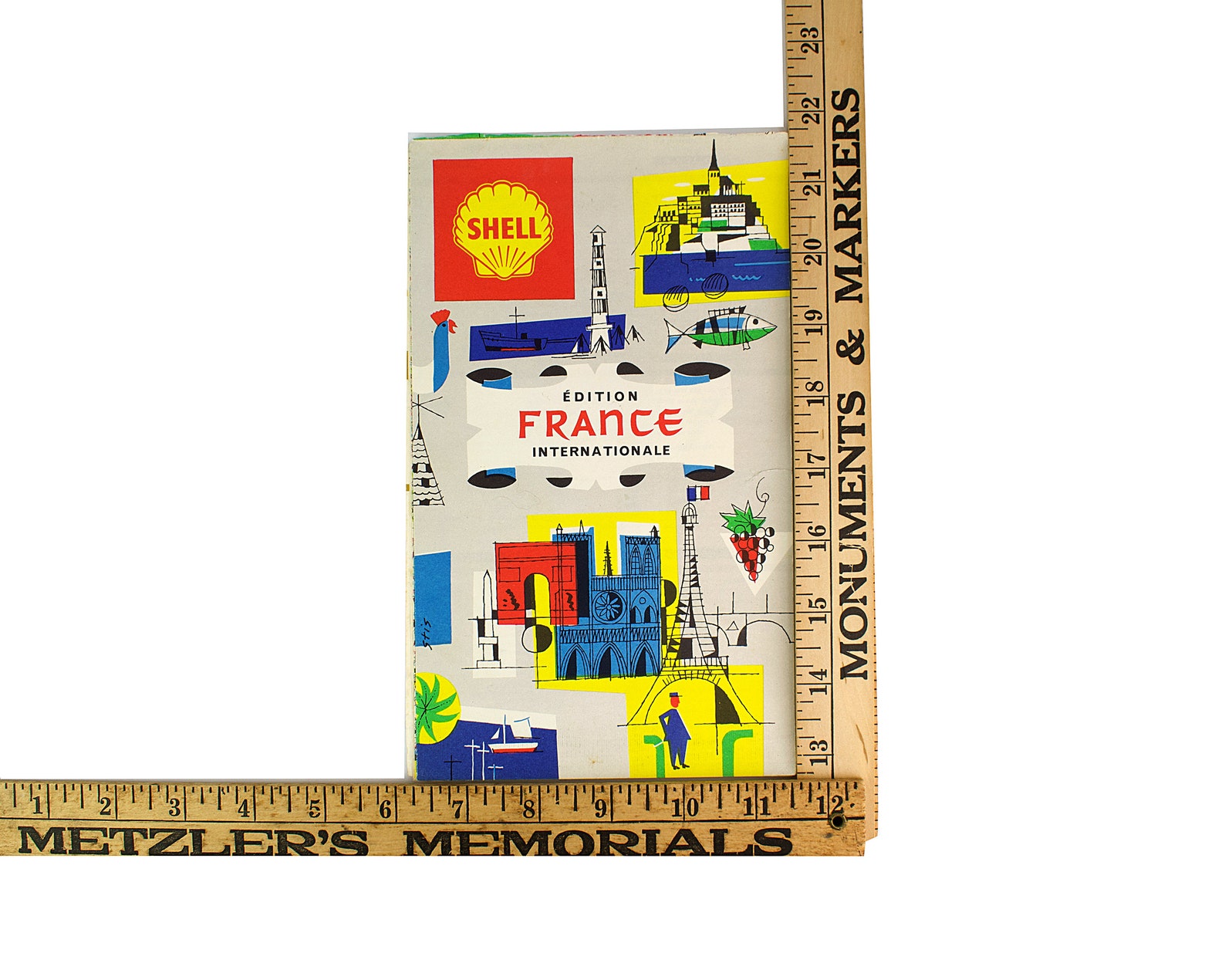 Shell Edition France Internationale Map Vintage 1962 | Etsy