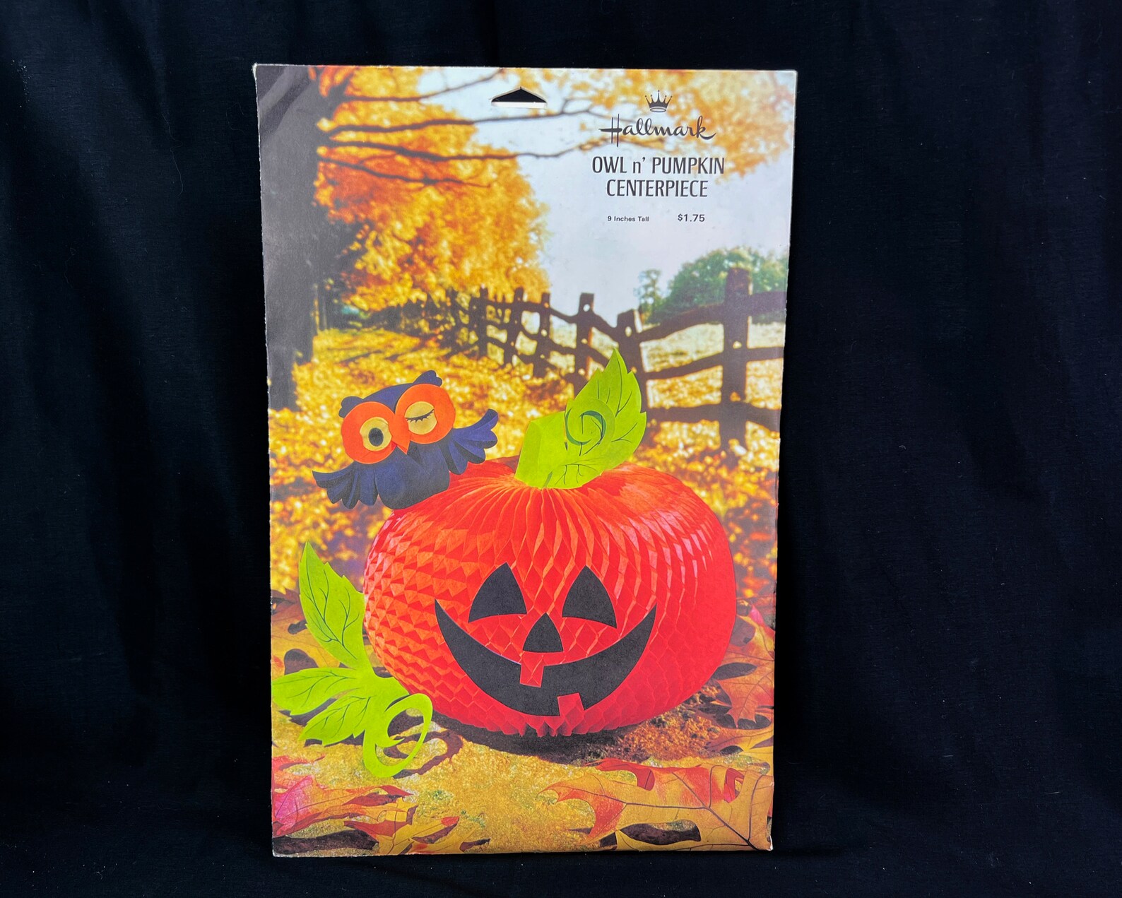 Vintage Halloween Hallmark Owl N' Pumpkin Centerpiece NIB - Etsy