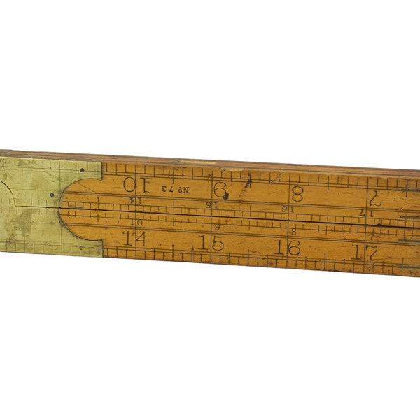 Folding Wood Ruler - Etsy