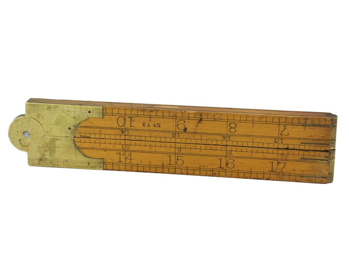 Vintage Ruler Stanley Rule & Level Co. Warranted Boxwood No 73 New ...