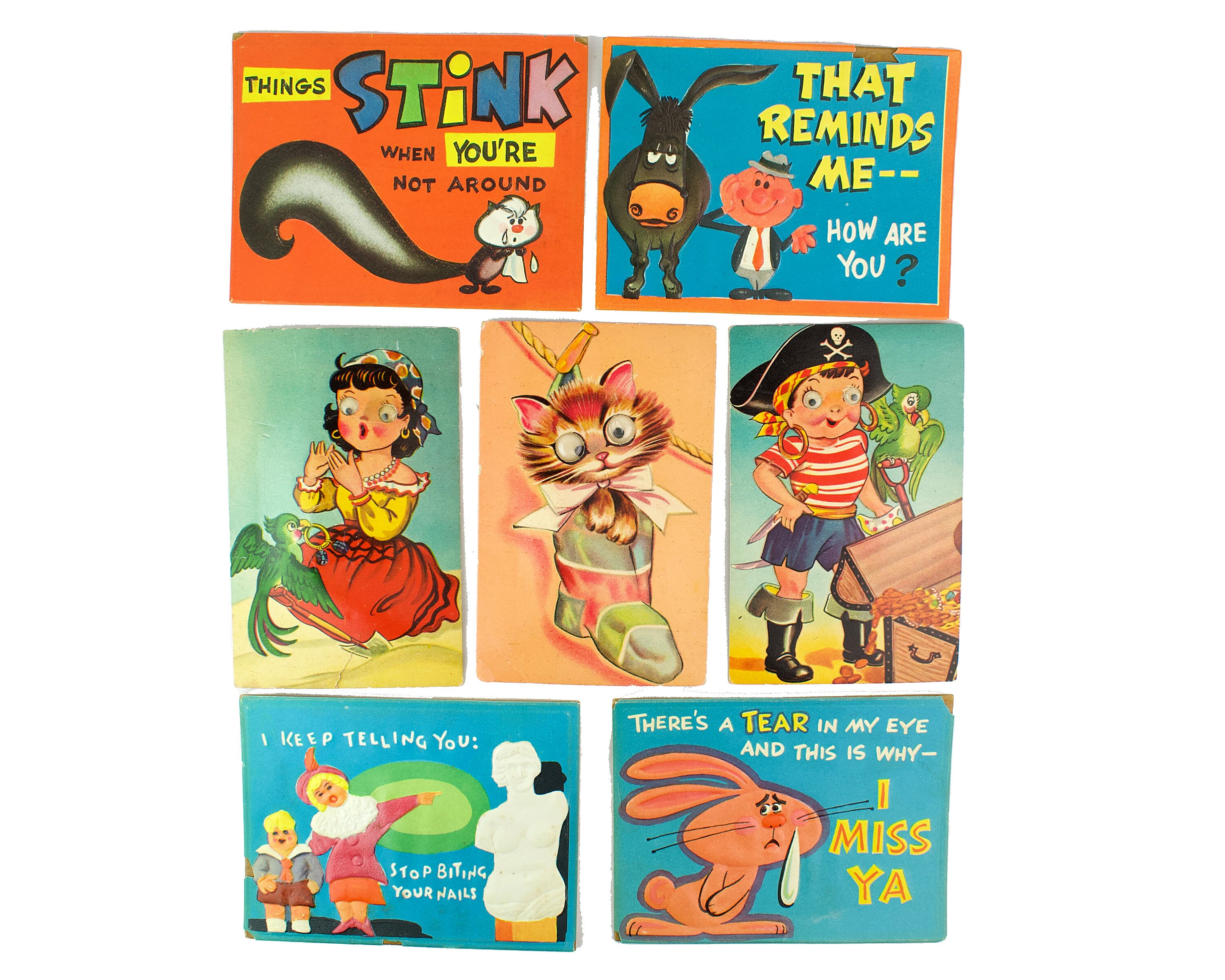 Cartoon Biting My Nails