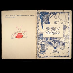 The Tale of Peter Rabbit Vintage Booklet Softcover Linentex No 1121 ...