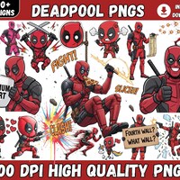 Deadpool Art for Cricut and Other Designs - Etsy