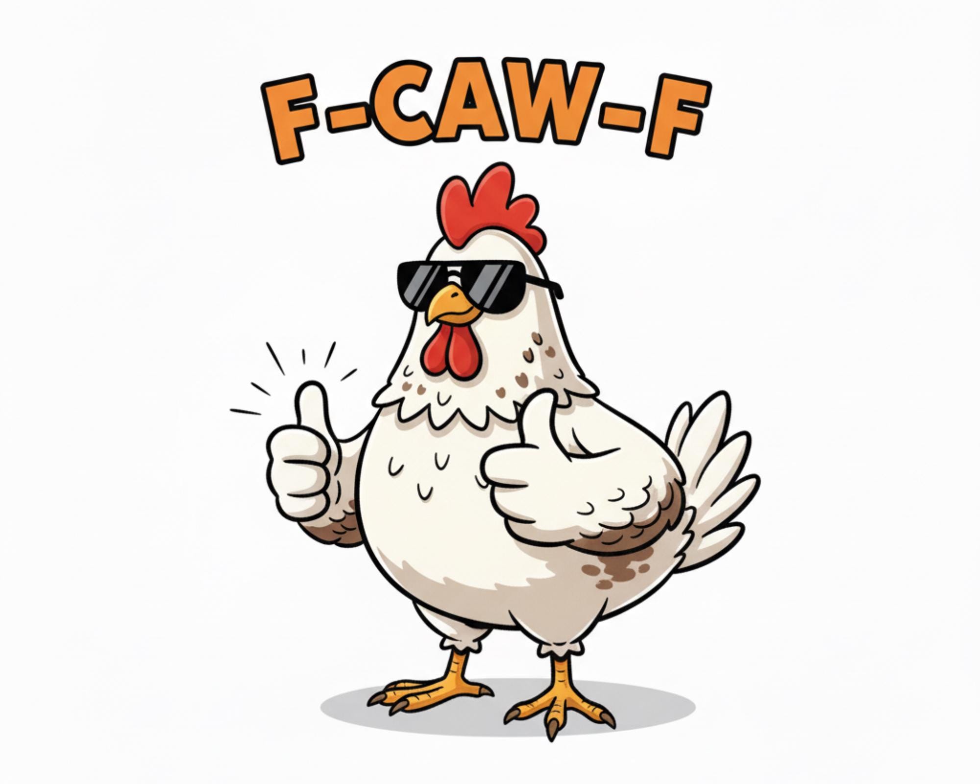 100+ F-caw-f Chicken Funny PNG Bundle, Crazy Rooster Meme Png ...