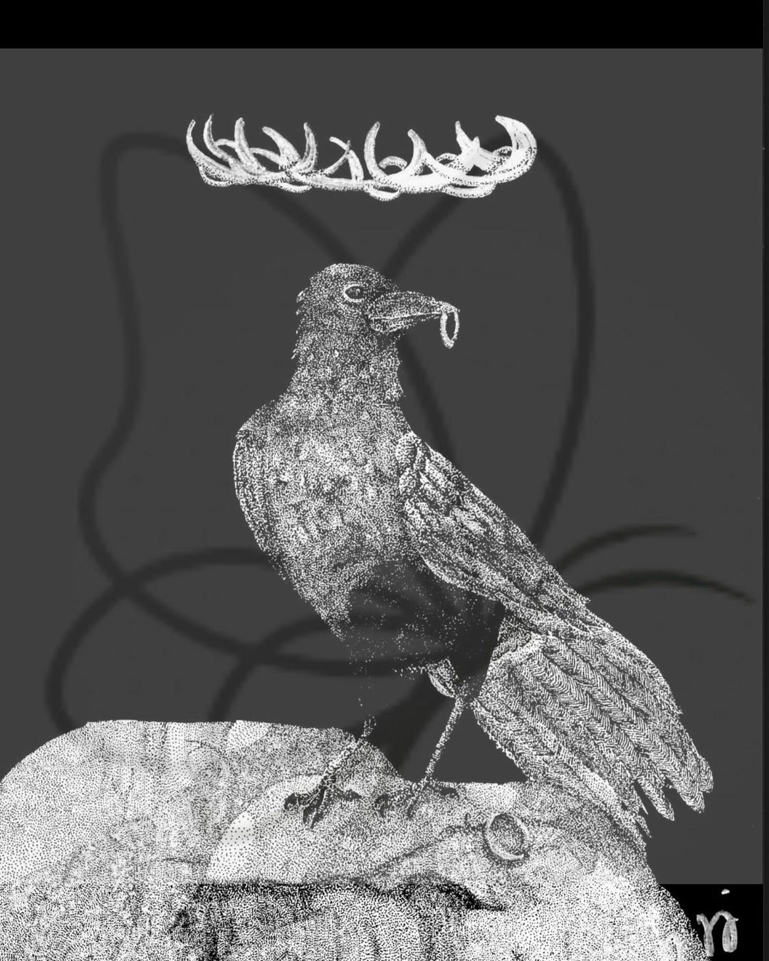 Queen of Crows 16x20" Digital Art Print - Etsy
