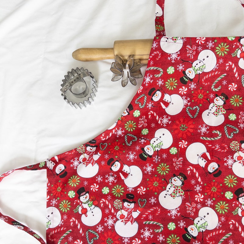 Snowman Apron - Etsy