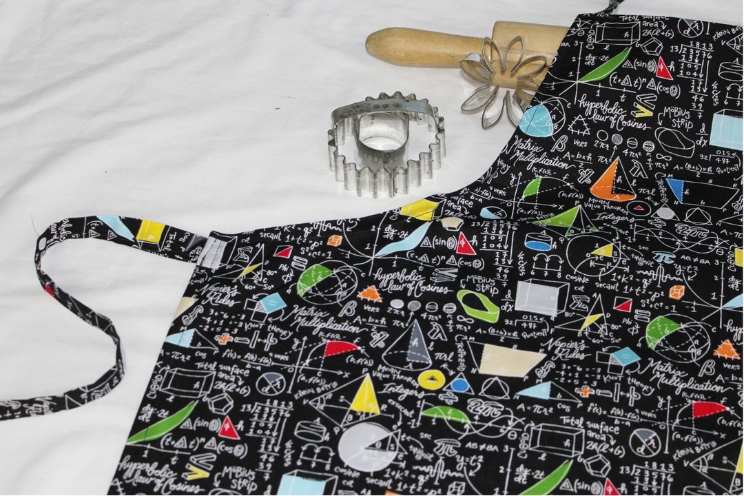 Adult Apron - Algebra - Ready to Ship - Etsy