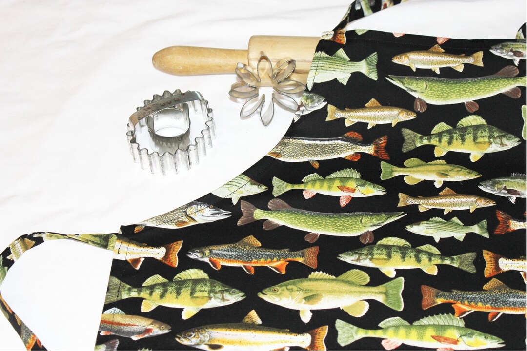 Youth Apron - Freshwater Fish - Ready to Ship - Etsy