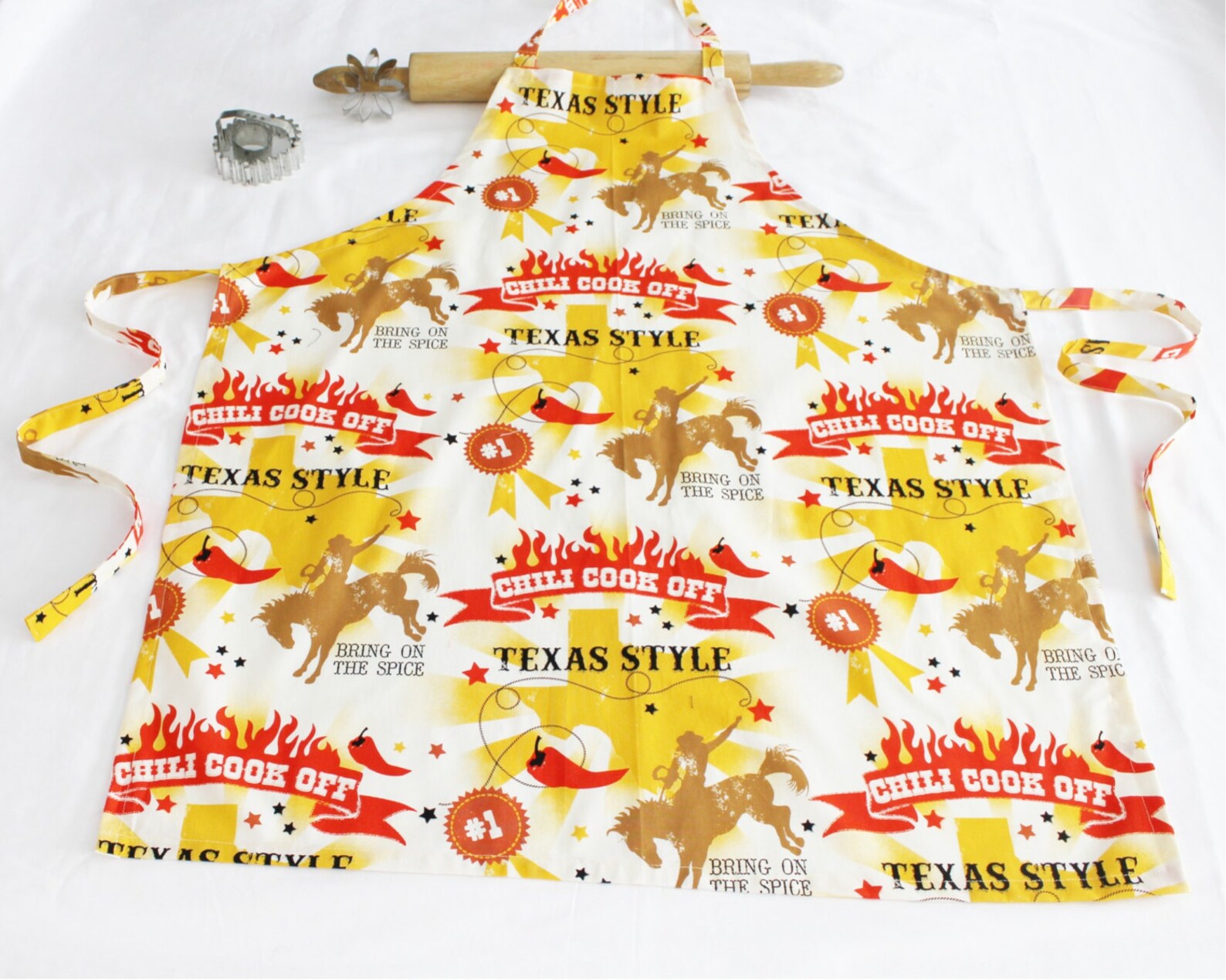 Texas BBQ Chili Cookoff Adult Apron Ready to Ship - Etsy