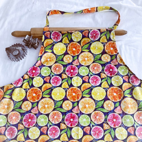 Lemon Apron - Etsy
