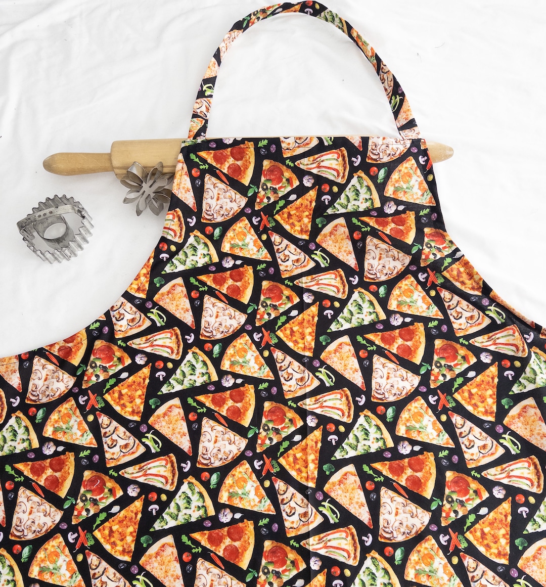 Plus Size Pizza Themed Apron Ready to Ship - Etsy
