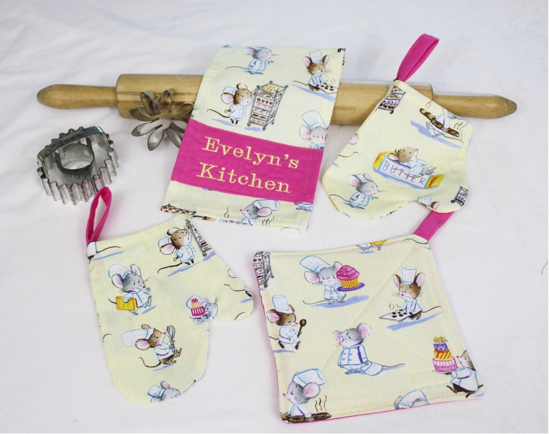 Kitchen Mice Toy Kitchen Accessories for Pretend Play in Toddler ...