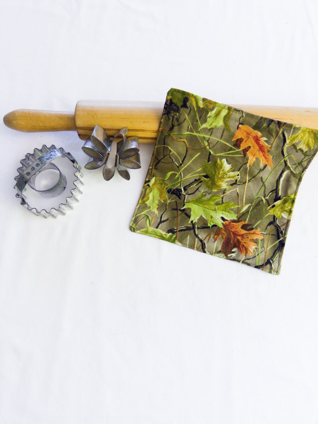 Lunchbox Napkin - Camouflage Leaves Lunchbox or Cocktail Size Cloth ...