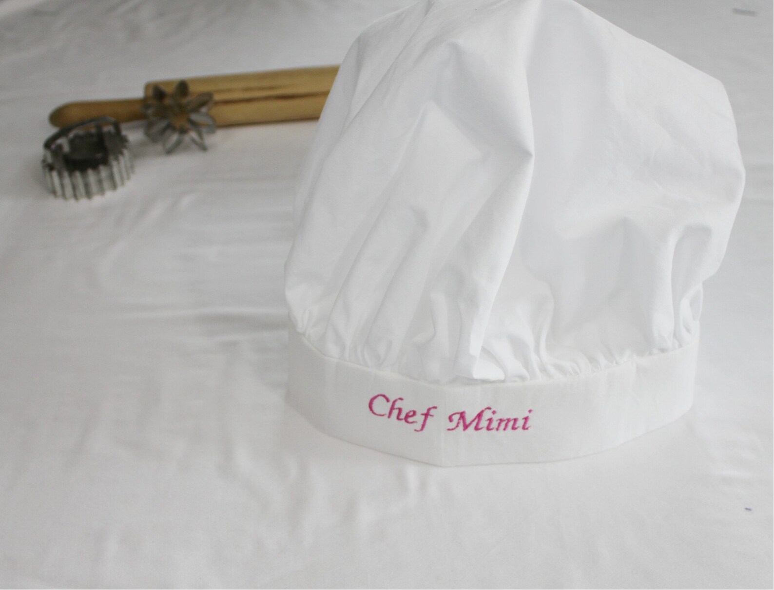Personalized Adult Size White Chef Hat - Adjustable - Made to Order - Etsy