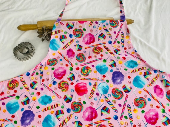 Plus Size Candy and Confections Apron Ready to Ship - Etsy