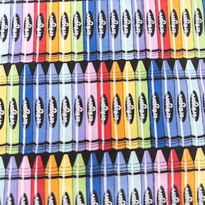 School Buses and Crayons Art Themed Adult Apron With Crayon Pocket ...