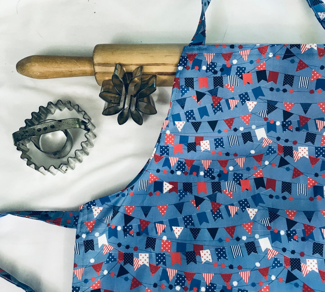 Independence Day Flags Child Apron Ready to Ship - Etsy