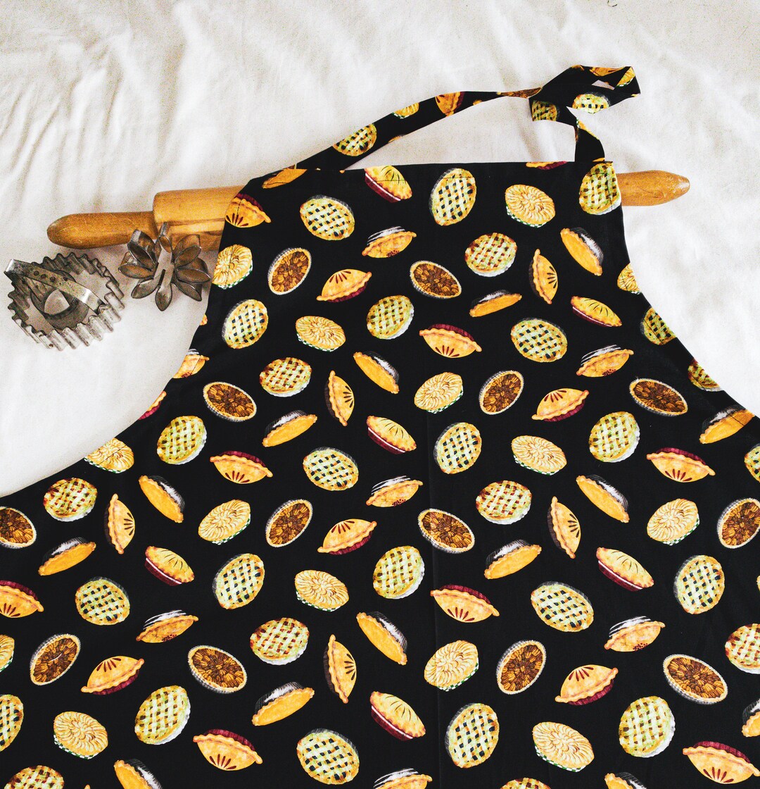 Plus Size Pies on Black Apron - Ready to Ship - Etsy