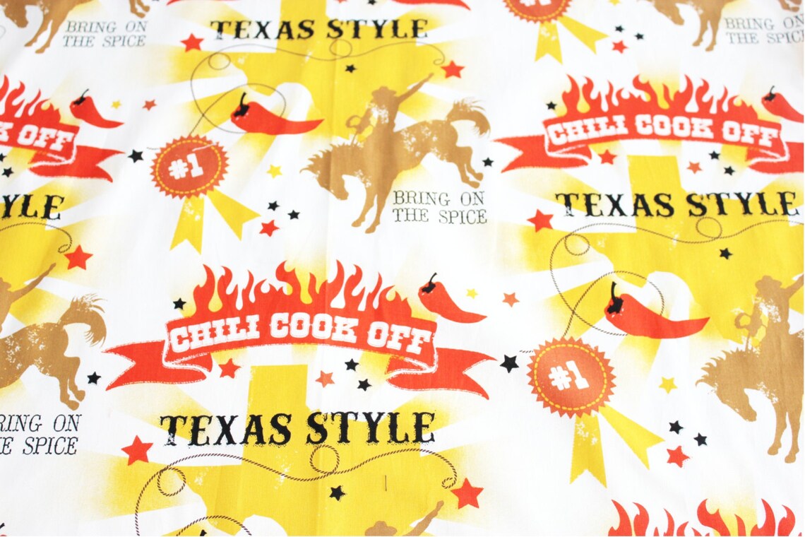 Texas BBQ Chili Cookoff Adult Apron Ready to Ship - Etsy