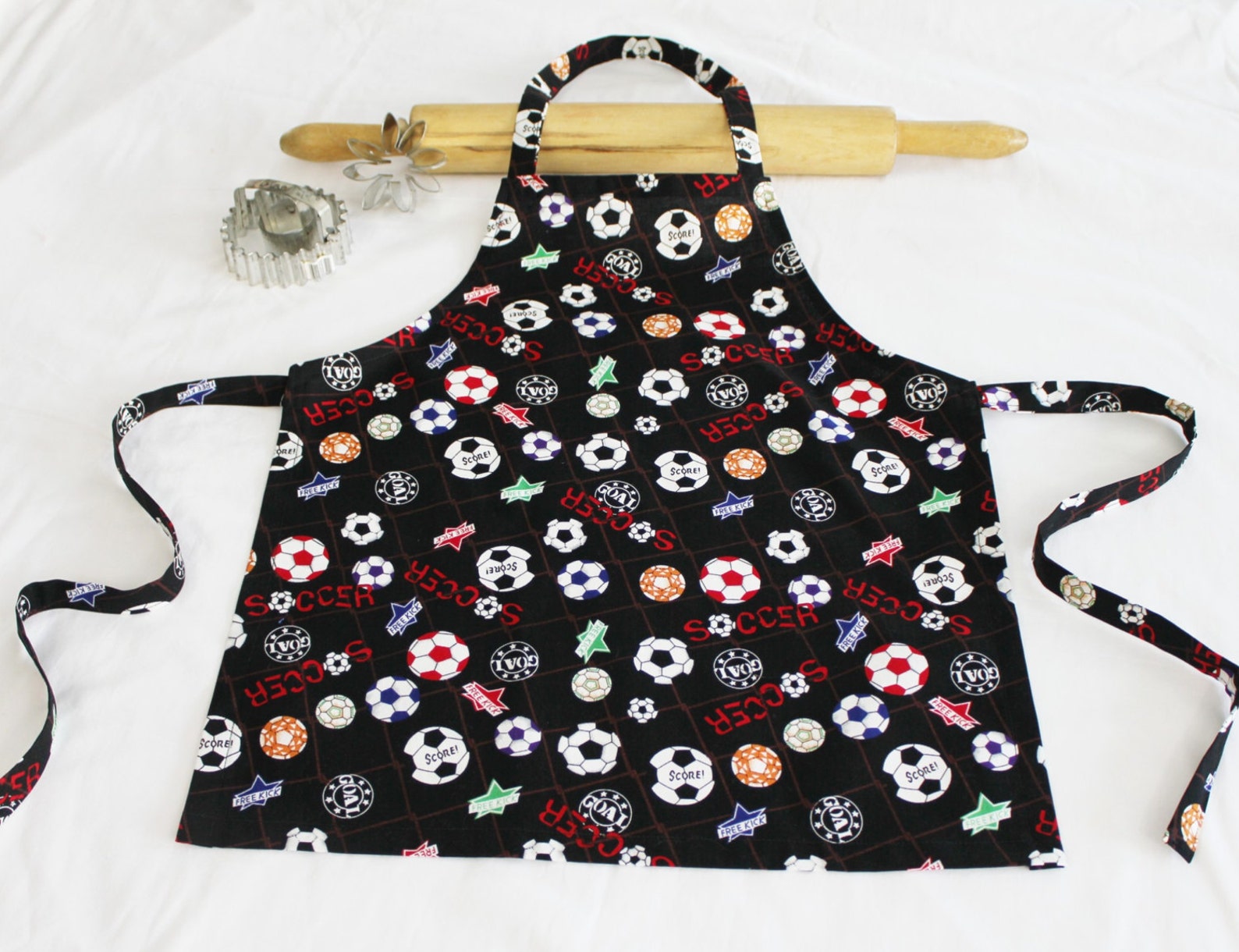 Child Apron - Soccer - Ready to Ship - Etsy