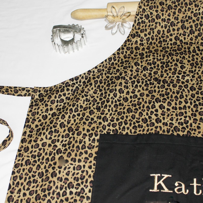 Leopard Apron - Etsy