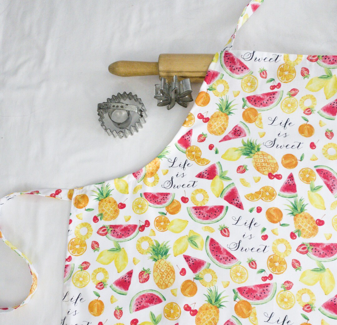Adult Apron - Fruit - Ready to Ship - Etsy