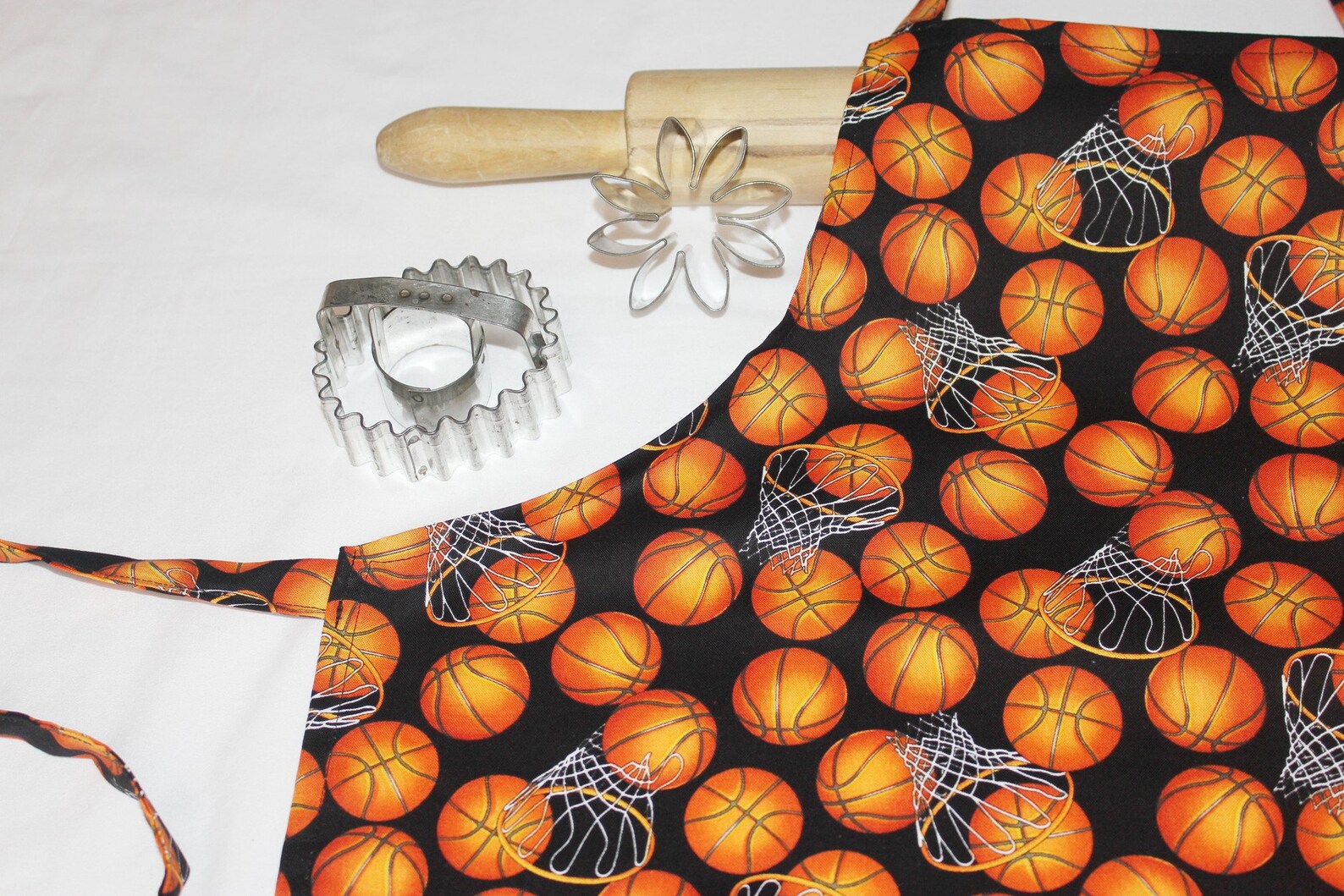 Youth Apron - Basketball Hoops - Ready to Ship - Etsy