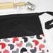 Adult Apron - Red & Black Chickens With Black Background - Waist Apron ...