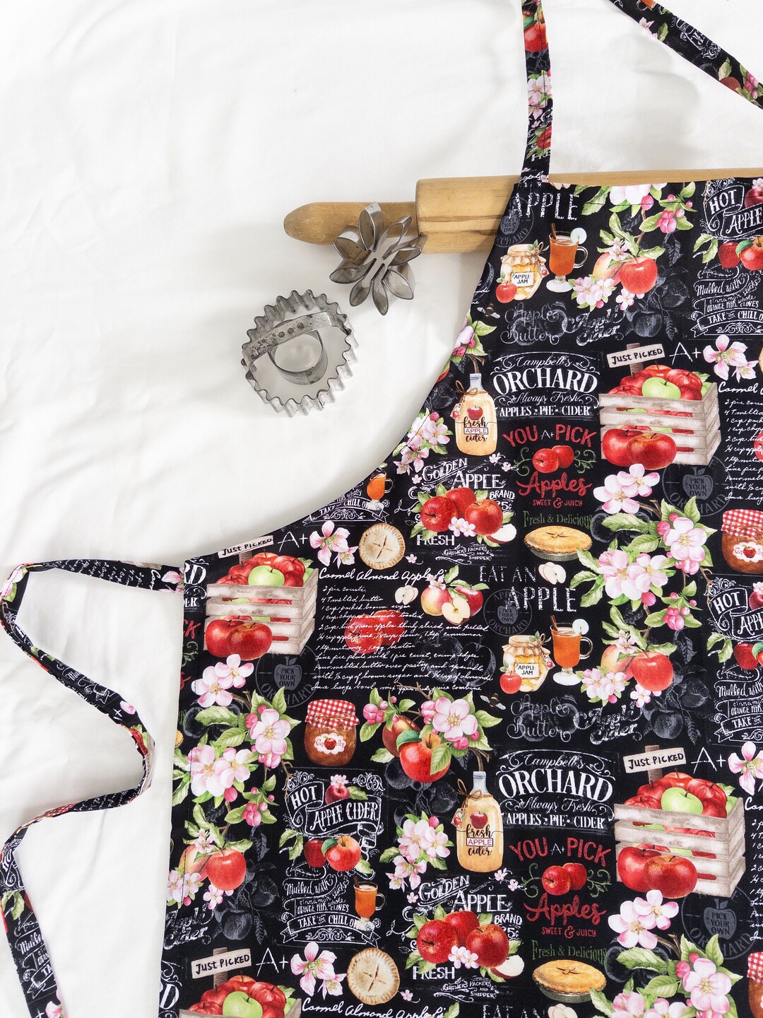Apple Orchard Themed Adult Apron - Ready to Ship - Etsy
