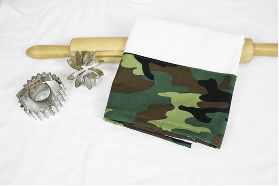 Camouflage Decorated Flour Sack Kitchen Towel prêt à - Etsy France