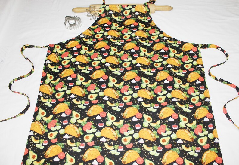 Adult Apron - Tacos - Ready to Ship - Etsy
