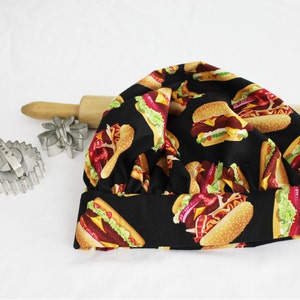 Adult Chef Hat - Hamburgers - Adjustable - Ready to Ship - Etsy