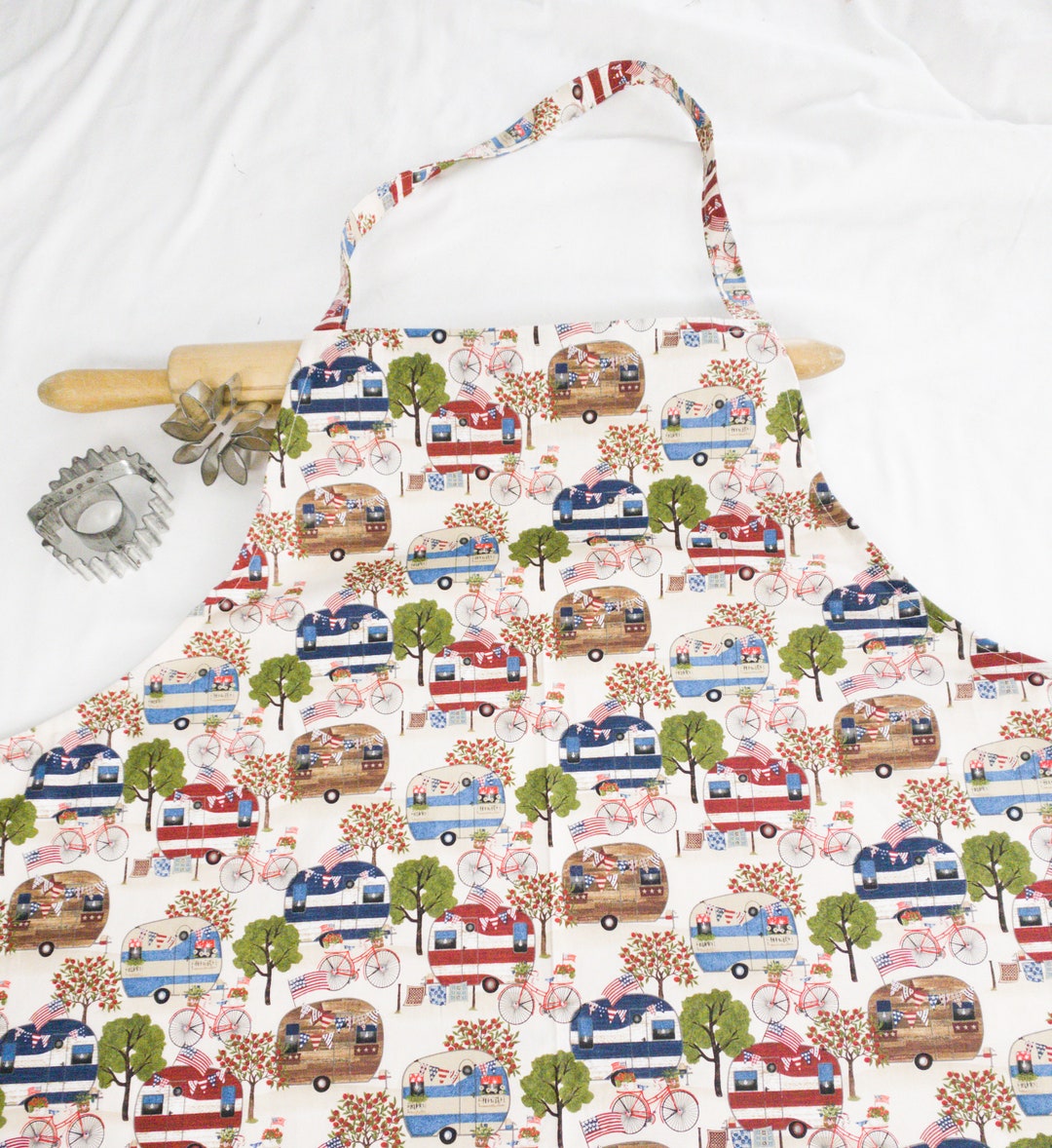 Plus Size Vintage Campers Camping Apron - Ready to Ship - Etsy