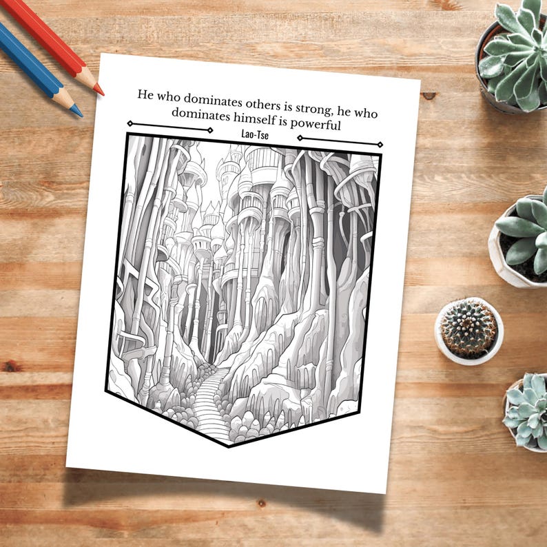 5 Printable Adult Coloring Pages | Inspirational & Reflective Quotes ...