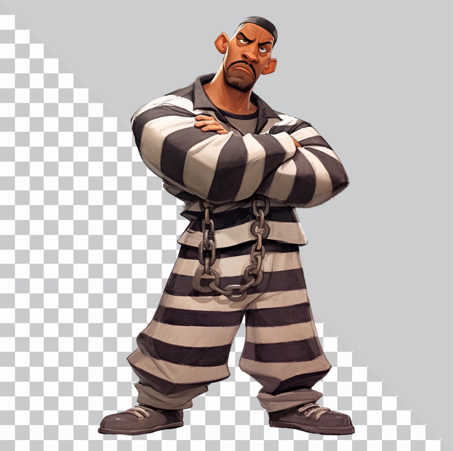 Prison Clipart, Jail PNG, Prisoner, Inmate, Printable Sublimation ...