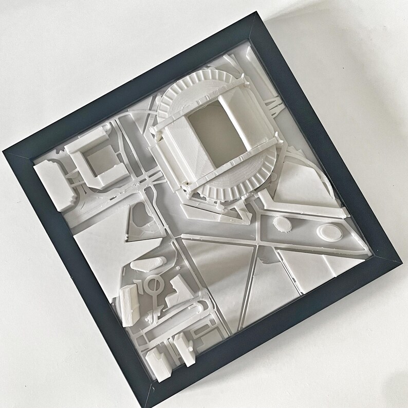 Stadium Frame – Amsterdam | 3D Model for Wall or Tabletop Display ...