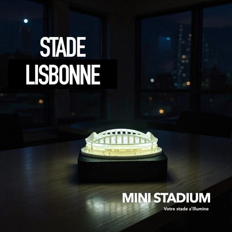 MINI STADIUM – Lisbon Stadium | Rechargeable Illuminated 3D Model ...