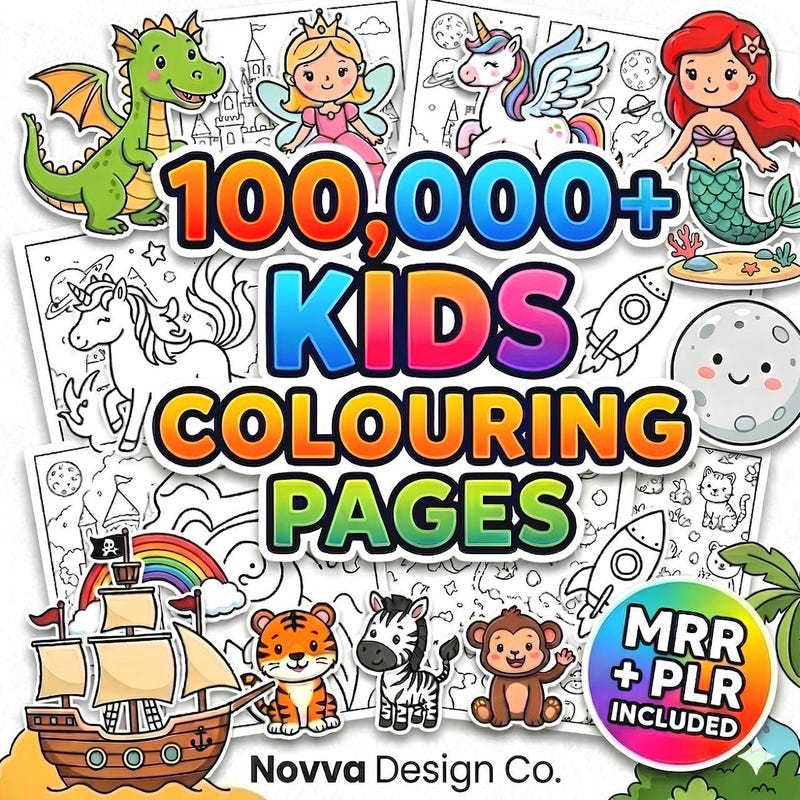 Plr Digital Coloring - Etsy
