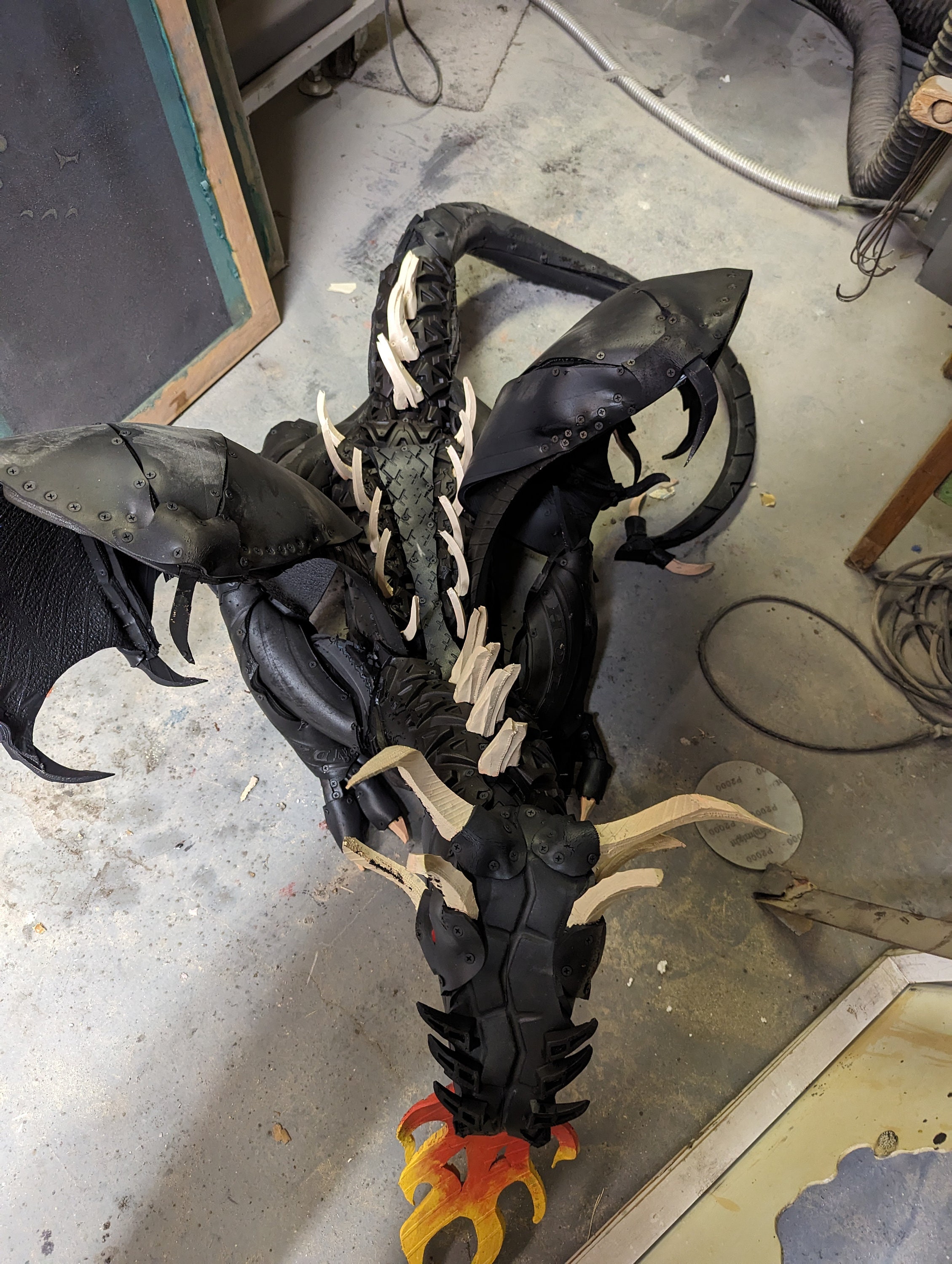 Dragon Sculpture Hand Crafted From Reclaimed Tires - Etsy