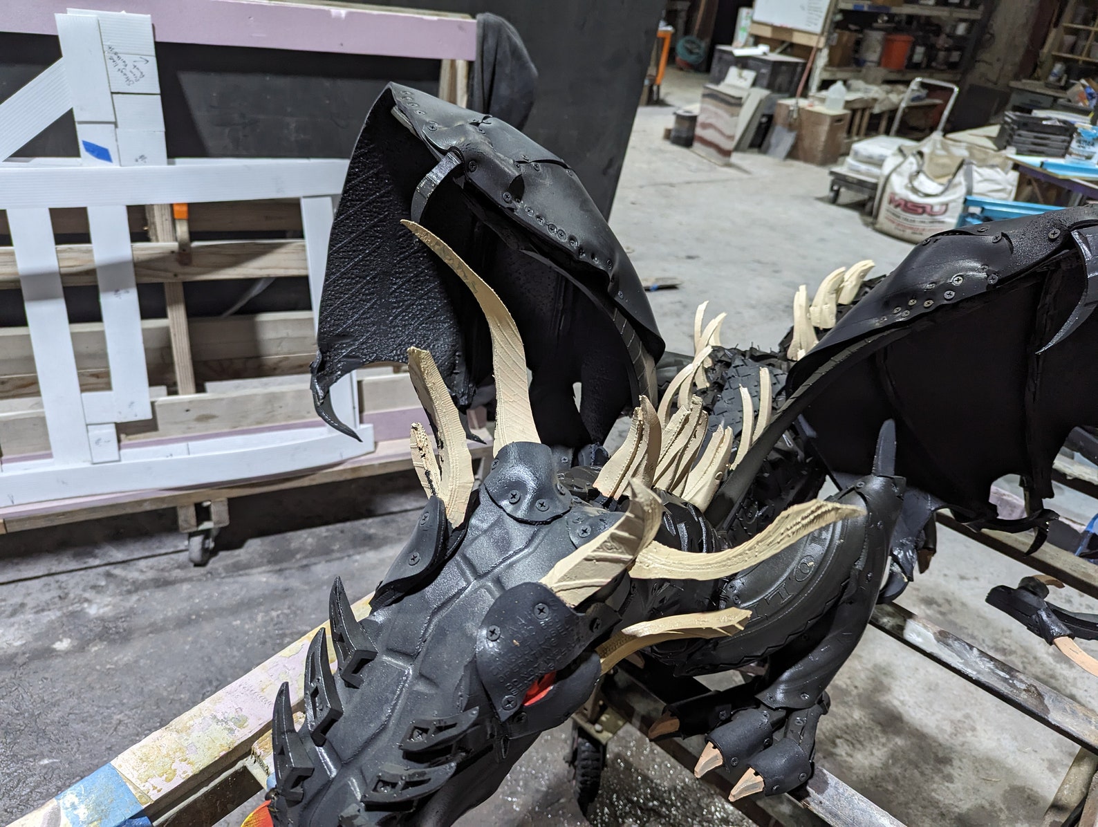 Dragon Sculpture Hand Crafted From Reclaimed Tires - Etsy