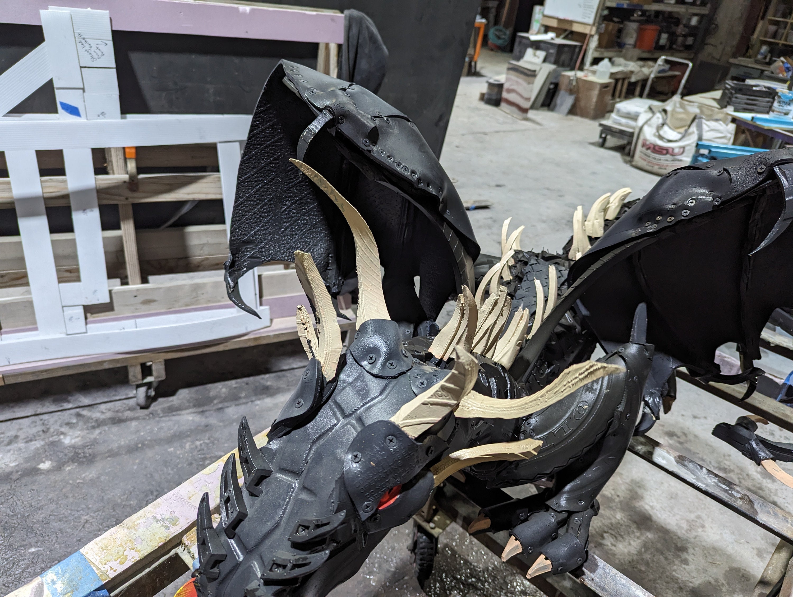 Dragon Sculpture Hand Crafted From Reclaimed Tires - Etsy