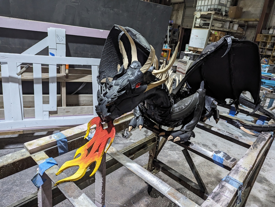 Dragon Sculpture Hand Crafted From Reclaimed Tires - Etsy