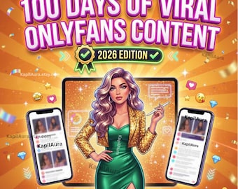 Onlyfans Content Calendar 2026 | 100 Days Viral Content Planner With ...
